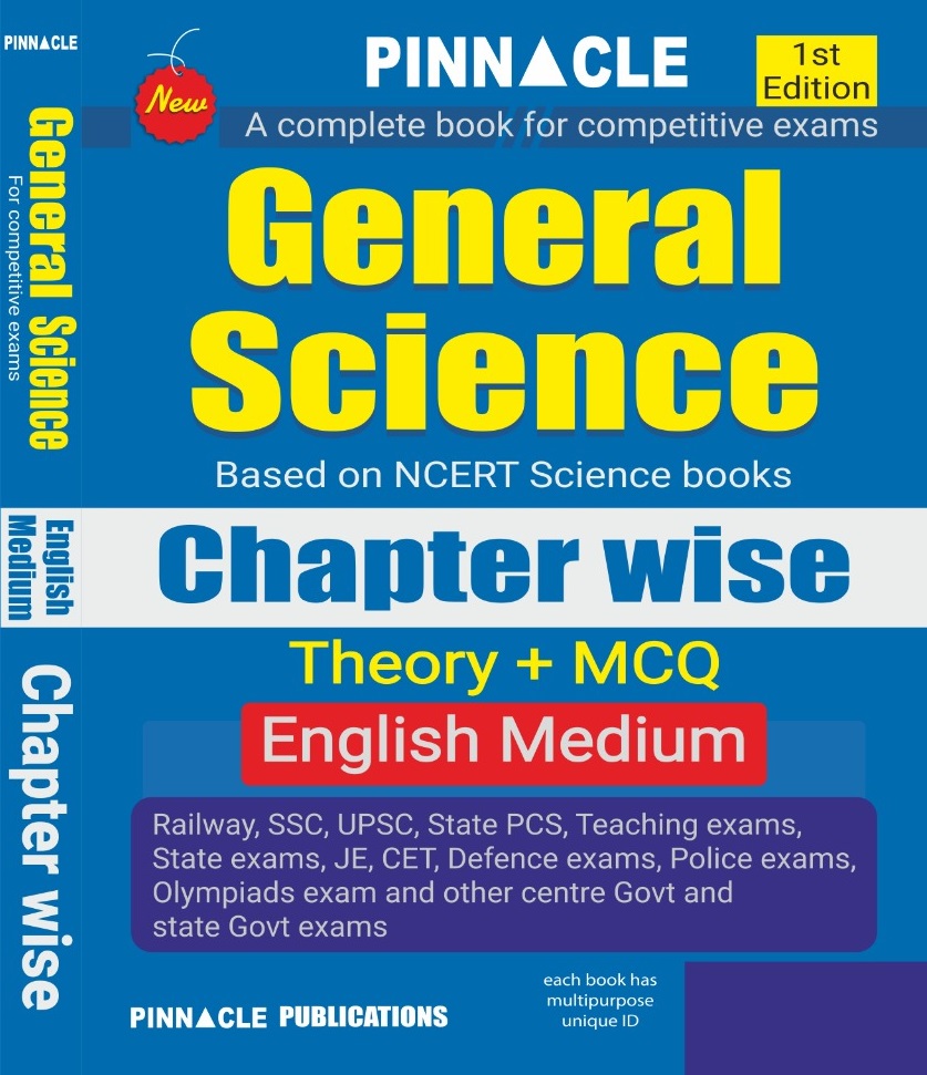 General Science (Theory + MCQ) Chapter-Wise English Medium | Pinnacle ...